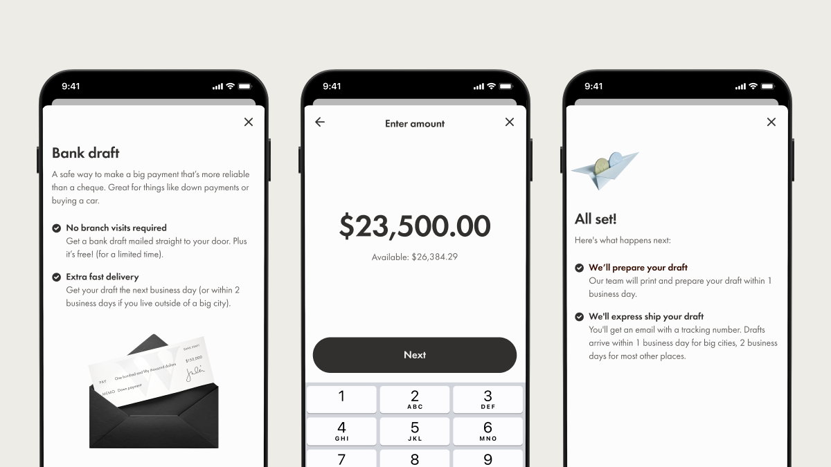 The chequing account that brings the branch to you | Wealthsimple Product News